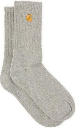 Carhartt Work in Progress Chaussettes mi-hautes broderie logo en coton m&eacute;lang&eacute;