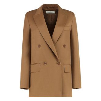 Max Mara Farad Zweireiher-Blazer - - Jackets - Damen - Braun - XS