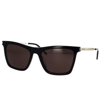 Saint Laurent Quadratische Metallsonnenbrille SL 511 - - Accessories - Damen - Schwarzk - 55 MM