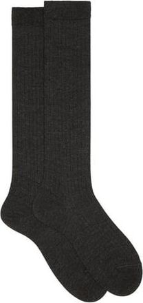 Dor&eacute; Dor&eacute; Chaussettes hautes c&ocirc;tel&eacute;es en laine m&eacute;rinos