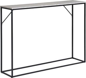 House Nordic House Nordic - Console 110x26x80 cm effet marbre gris et métal - vitea