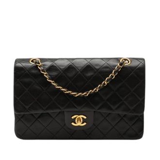 Chanel Pre-owned gesteppte Lammleder Schultertasche - - Pre-owned - Damen - Schwarzk - ONE SIZE