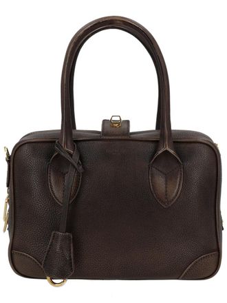 Golden Goose Womens Handbag Life Brown Leather Cow Handbags Hand Bags