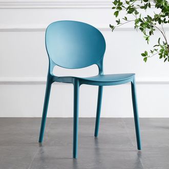 Generic Set Mit 2 Modernen Stapelbaren Kunststoff-Esszimmerst&uuml;hlen - Kein Zusammenbau Erforderlich, 330 Pfund Kapazit&auml;t(I)