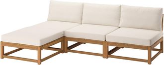 IKEA N&Auml;MMAR&Ouml; 3er-Sitzelement + R&eacute;camiere