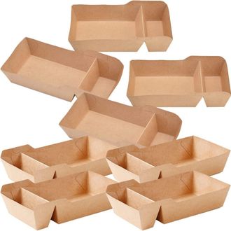 BESTONZON 50stücke Snackbox Aus Kraftvollem Papier Ölfeste Snackcontainer Für Süßigkeiten Snacks Pommes Praktische Verpackung Für Partys Veranstaltungen Und Sna