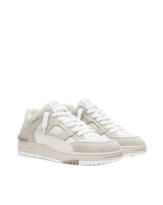 Axel Arigato Mens Sneakers Area Lo Beige Upper: Leather-Suede Trainers Leather/suede