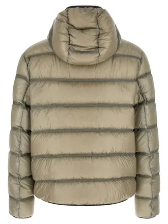 Moncler Mens Beige Polyamide Full-Length Jacket Clothing