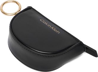 Calvin Klein Schl&uuml;sseletui Calvin Klein Ck Embossed Mini Pouch Bag Charm LV04F1190G Schwarz