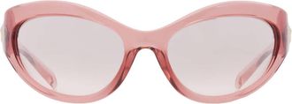 Versace Sonnenbrille 4485 von Versace, 53228z - Rosa - Hellbraun Spiegel Silber Grad