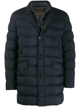 Moorer Gef&uuml;tterte Galileo Jacke - Blau