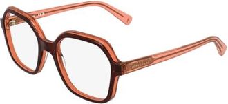 Longchamp LO2796 203 Lunettes pour femme Transparent/marron / rouge 53/19/140