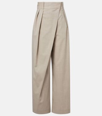 Loewe Pantalon ample asymétrique en laine