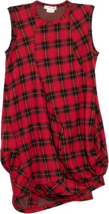 Comme Des Garçons Asymmetrisches Kleid - Rot