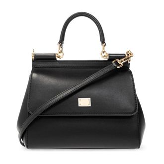 Dolce & Gabbana Sicily Medium Schultertasche - - Bags - Damen - Schwarzk - ONE SIZE