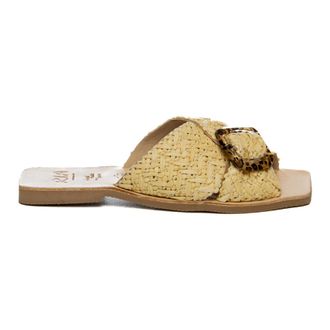 Ria Menorca Femme, Chaussures, Brun, Taille: 38 EU Sandale Raphia 40418