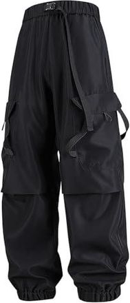 Generic Pantalon de jogging l&eacute;ger pour homme pour la gym et lentra&icirc;nement cardio, respirant et &eacute;vacuant lhumidit&eacute;, taille &eacute;lastique, Noir, M