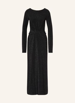ottod'Ame Ottodame Jerseykleid Mit Glitzegarn schwarz