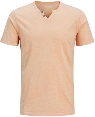 Jack & Jones Jjesplit T-Shirt &agrave; col Rond SS Noos, Peach Parfait, XS Hommes