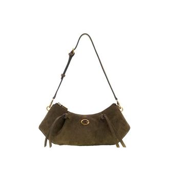 Guess Sac port&eacute; &eacute;paule effet cuir daim