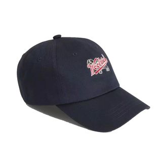 Woolrich Femme, Accessoires, Bleu, Taille: ONE Size Logo Baseball Cap Melton
