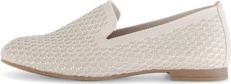 Gabor Beige Glitzer Loafer mit goldenen Details - - Shoes - Damen - Beige - 42 EU