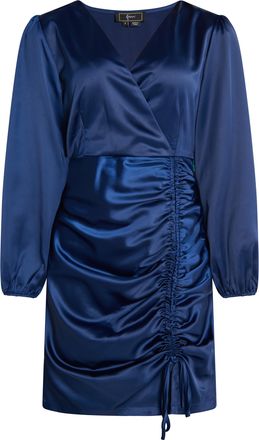 Faina Minikleid aus Satin Damen Marine