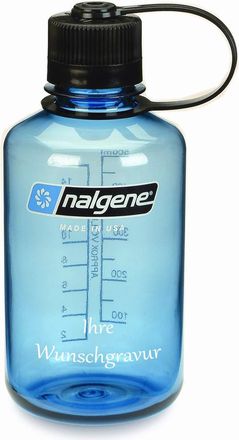 Nalgene Trinkflasche Everyday - 0,5L (Blau, mit Namensgravur)