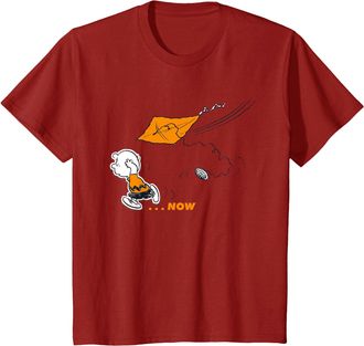 Peanuts Charlie Brown Damals und heute T-Shirt