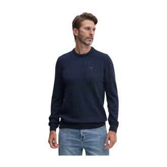 Barbour Pull col rond - Homme - Pulls - Bleu - Taille: L