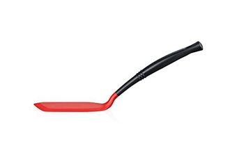 LE CREUSET Le Creuset Spatule Professionnelle Avec Bord Plat en Silicone, Silicone/Nylon, Cerise, 41038340600002