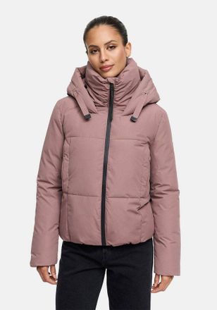 Marikoo Winterjacke Ninikaa kurze Winterjacke mit extra hohem Windschutzkragen