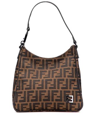Fendi sac port&eacute; &eacute;paule (2000-2010) - Marron