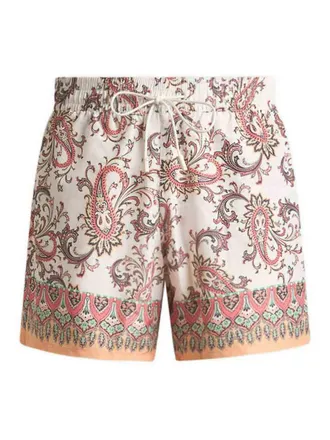 Etro Short De Bain - Orange