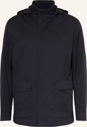 Ermenegildo Zegna Zegna Parka Mit Abnehmbarer Kapuze blau