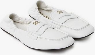 Miu Miu Mocassins en cuir su&eacute;d&eacute;