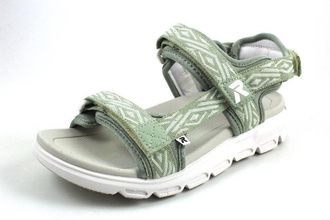 Rieker Damen Trekkingsandalen R-Evolution Sandale Textil Wandern Bequem Outdoor Gemustert Damen Schuhe