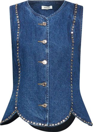 Sandro TOPS - Jeanshemden auf YOOX.COM