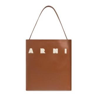 Marni Femme, Sacs, Brun, Taille: ONE Size Type sac Shopper