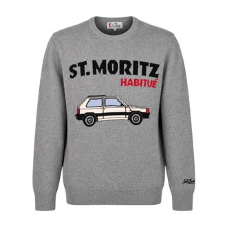 MC2 Saint Barth Heron Pullover - - Knitwear - Herren - Grau - L