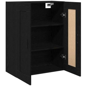 vidaXL Meuble mural Ch&ecirc;ne noir 69,5 x 34 x 90 cm Bois ding&eacute;nierie Vidaxl