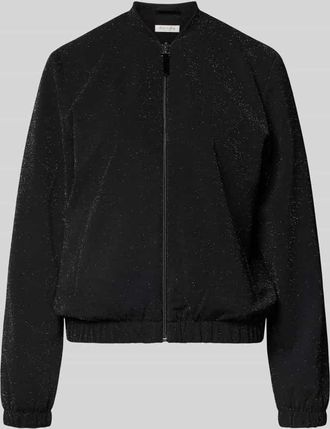 Christian Berg Schimmernde Jacke mit Rei&szlig;verschluss und Eingrifftaschen