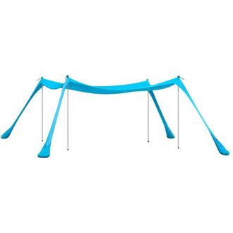 SoBuy Sobuy - OZT02-HB Tente de Plage Portable, Abri de Plage Lycra Polyester Anti uv UPF30, Parasol de Plage, Id&eacute;al pour Les Plages, la p&ecirc;che, Les