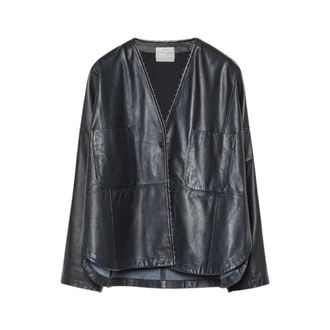 Forte_Forte Veste Kimono Perl&eacute; - Femme - Vestes - Noir - Taille: 38 FR