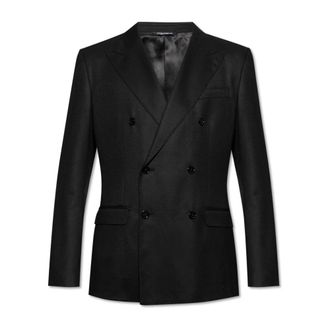 Dolce & Gabbana Wollblazer - - Suits - Herren - Schwarzk - L