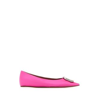 Amina Muaddi Damen, Schuhe, Rosa, 36 EUGr&ouml;&szlig;e