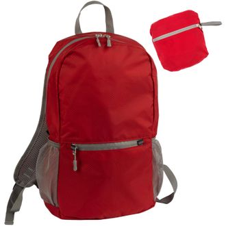 Wedo PACKTOGO Faltbarer Rucksack - Leichter, Wasserabweisender Nylon-Rucksack (12L), Trageriemen gepolstert, Reißverschlüsse wassergeschützt, Trolley-Befes