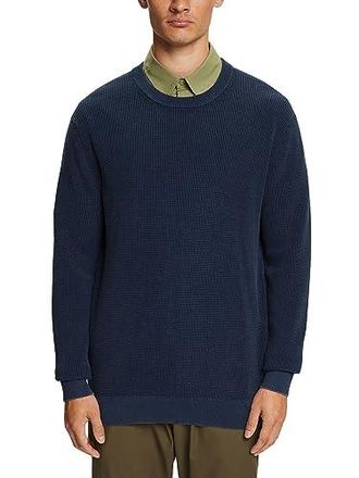 Esprit 083ee2i304 Sweater, 400/bleu Marine, L Homme