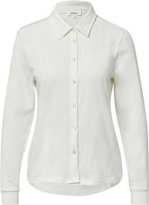 s.Oliver 2170933 Chemisier en Jersey à Manches Longues, 0210, 48 Femmes