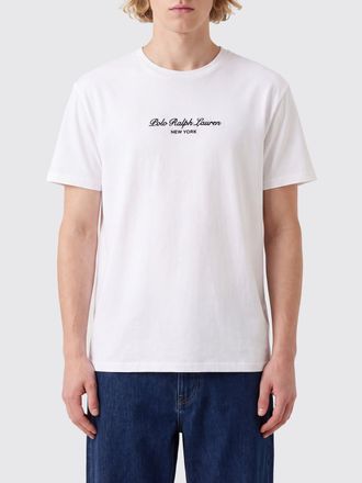 Polo Ralph Lauren T-Shirt mit Rundhalsausschnitt aus reiner Baumwolle mit Kontrast-Logo